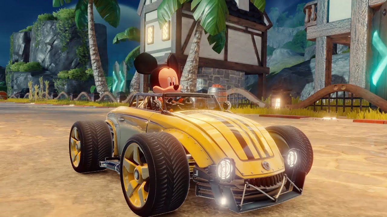 Mickey Mouse car racing - YouTube