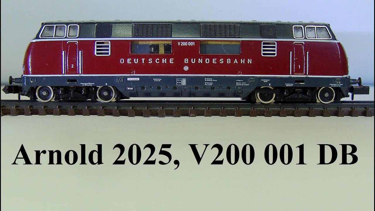 Spur N, V200 mit neuem Motor, ob er auch Anspringt? - YouTube
