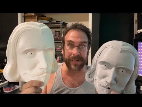 Timelapse: John Carver "Thanksgiving" Mask on Creality K1 3D Printer ...