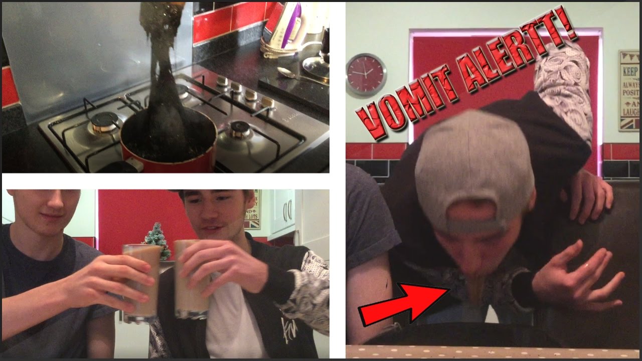 BOILED COKE + COKE AND MILK CHALLENGE!! *VOMIT ALERT* - YouTube