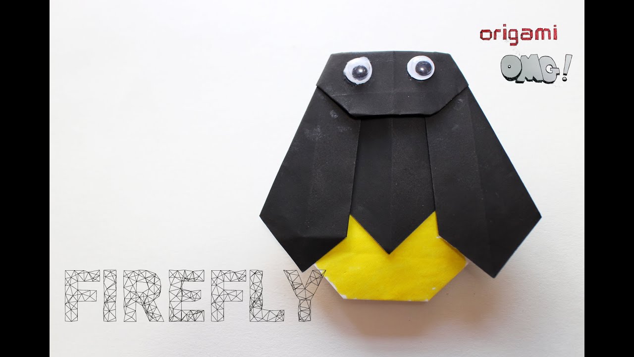 วิธีพับกระดาษ ง่ายๆ - พับ "หิ่งห้อยเปล่งแสง" เข้าใจง่าย | Easy but cool ...