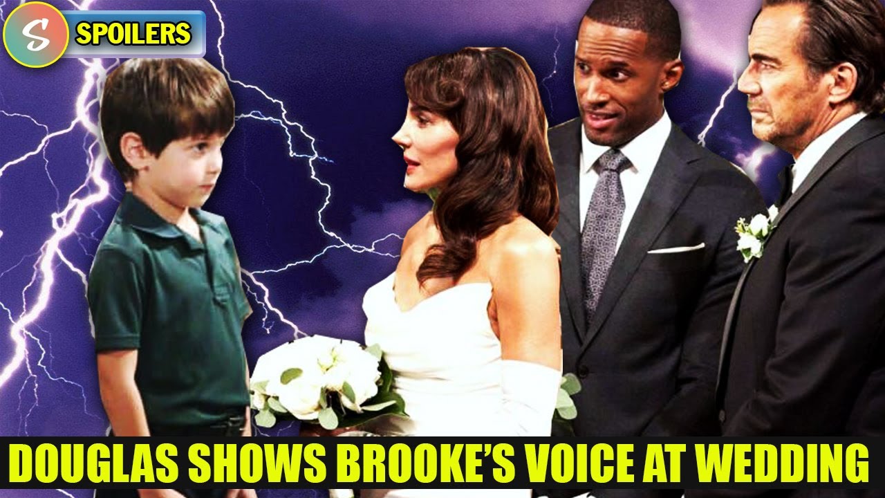 Douglas plays Brooke's voice at the wedding day, shows everybody the ...
