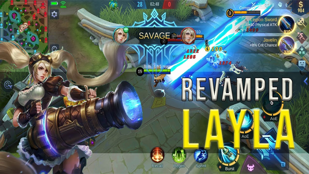 LAYLA REVAMPED + Skin Pamigay, #MLBB - YouTube