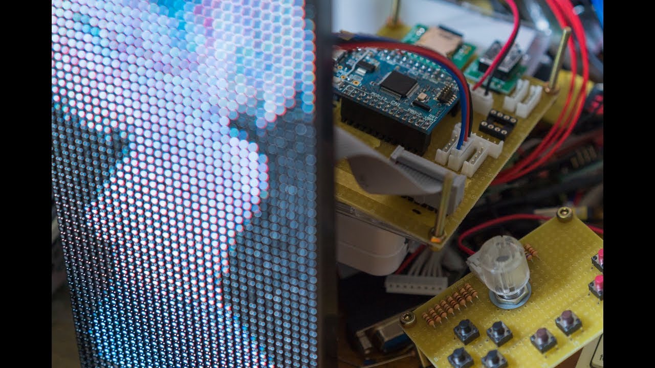 STM32F4 + HUB75 - YouTube