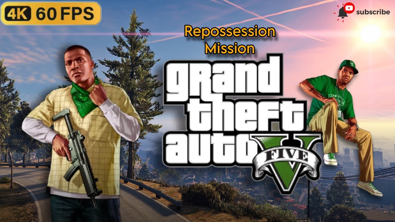 GTA 5 | Repossession Mission #2 | RTX 4070 SUPER | 4K - YouTube