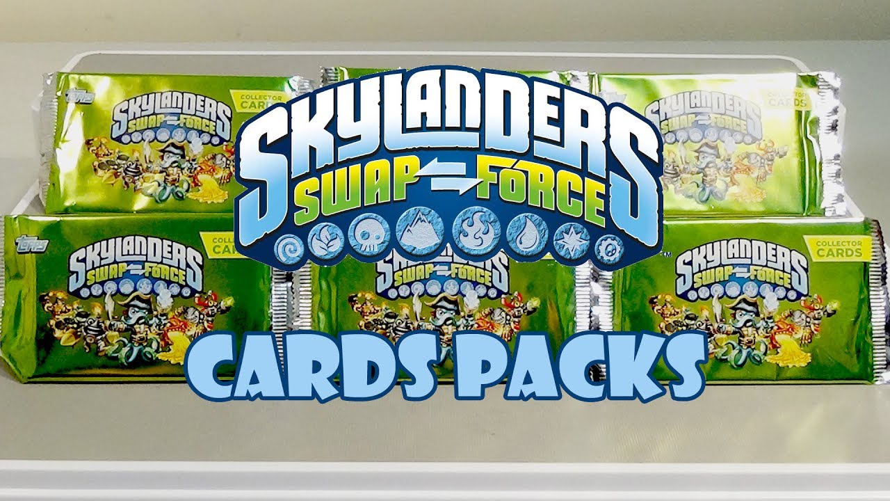 Skylanders Swap Force Collector Cards Pack Opening | Birdew Reviews ...