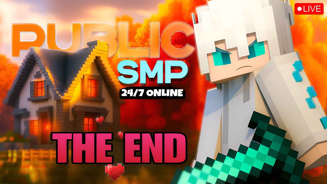MINECRAFT PUBLIC SMPEND WAR JAVA + BEDROCK SMP #minecraft #shorts # ...