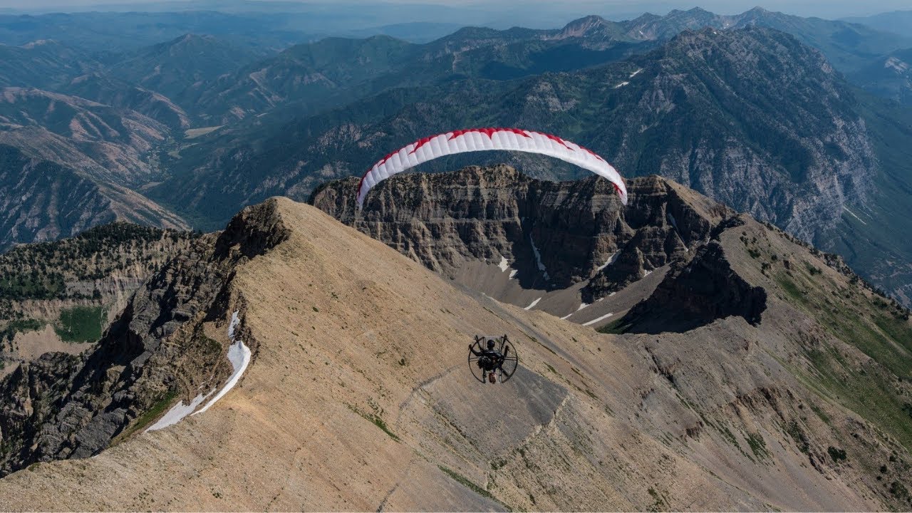 Paramotor Lone Peak Utah!! Powered Paraglider World Champion And ...