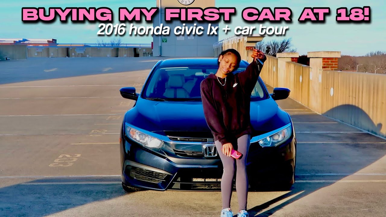 BUYING MY FIRST CAR AT 18! signing papers + car tour - YouTube
