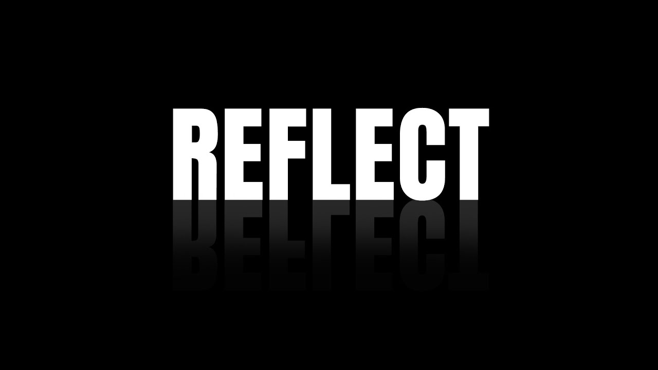 How to Create Text Reflection Effect in Adobe Photoshop - YouTube