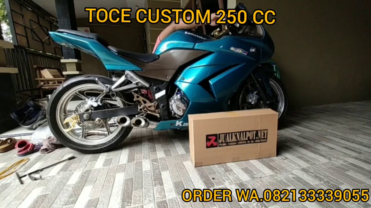 Ngebass Gahar | Suara Knalpot TOCE Ninja 250 Karbu Injeksi CBR250RR R25 ...