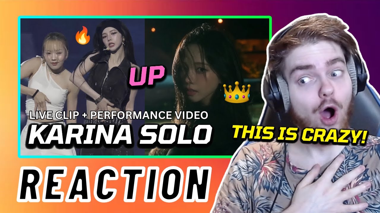 aespa KARINA SOLO 'UP' Live Clip + Performance Video | REACTION - YouTube
