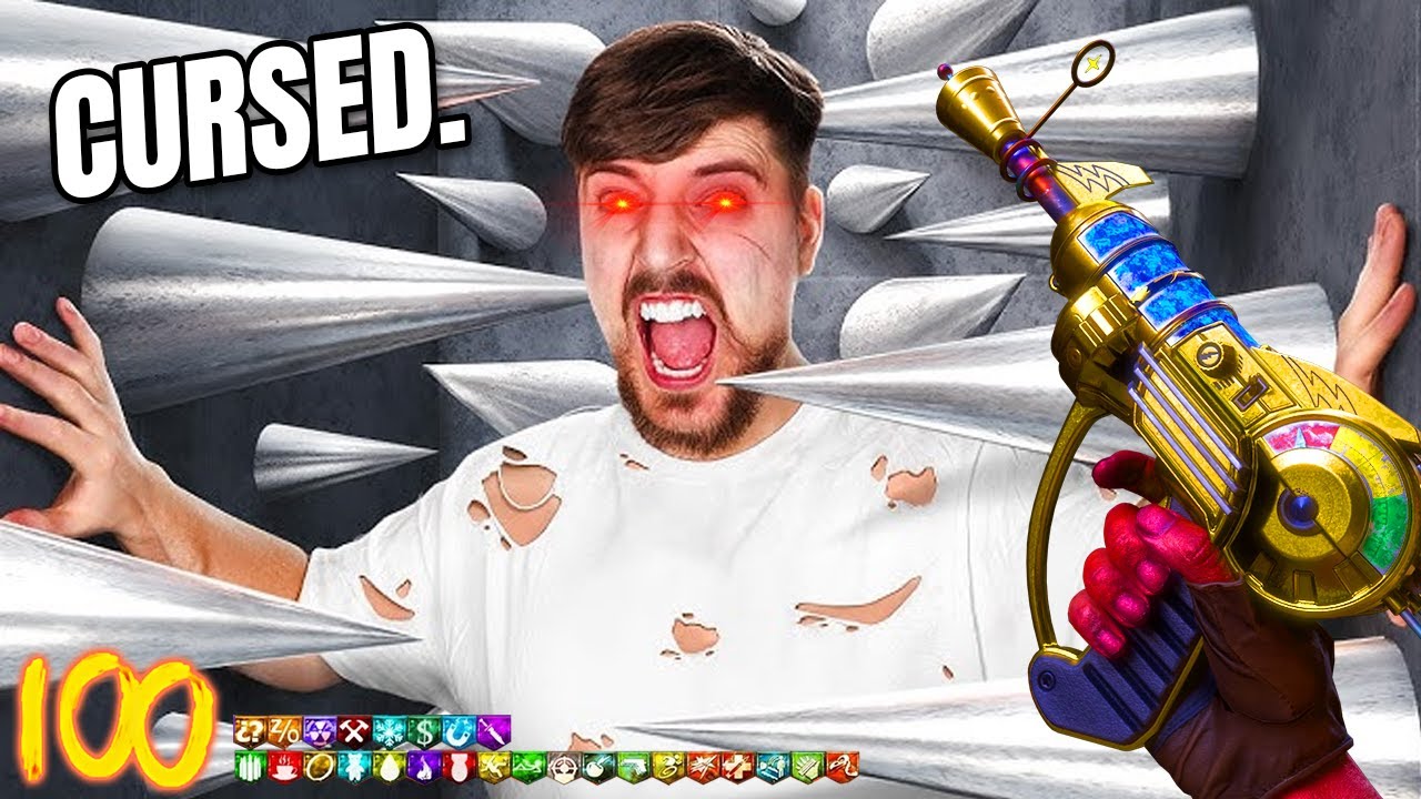 THE MR. BEAST ZOMBIES MAP IS INSANELY CURSED. (COD Zombies) - YouTube