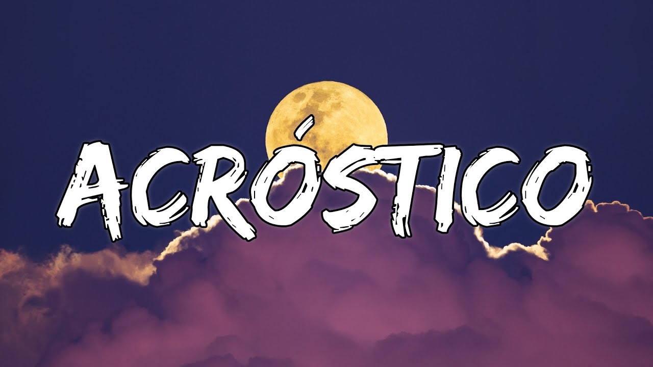Shakira - Acróstico (Letra/Lyrics) - YouTube