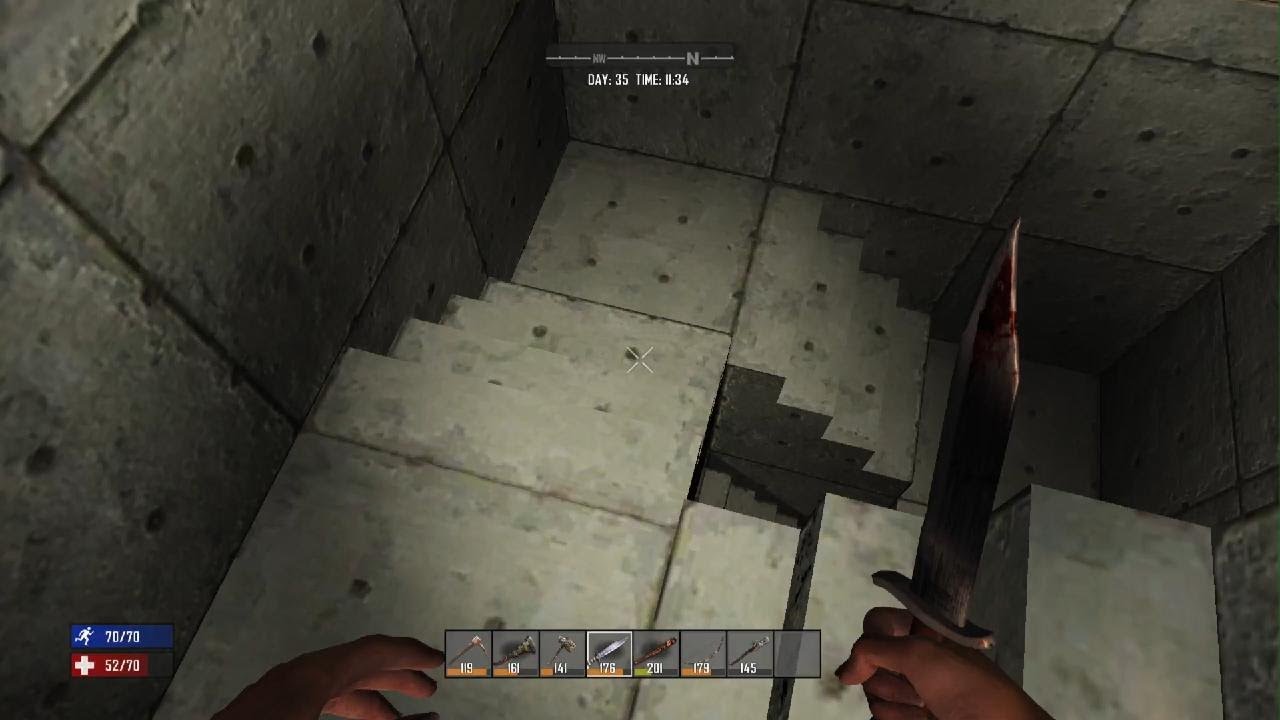 7D2D Day 35 solo quick base tour - YouTube