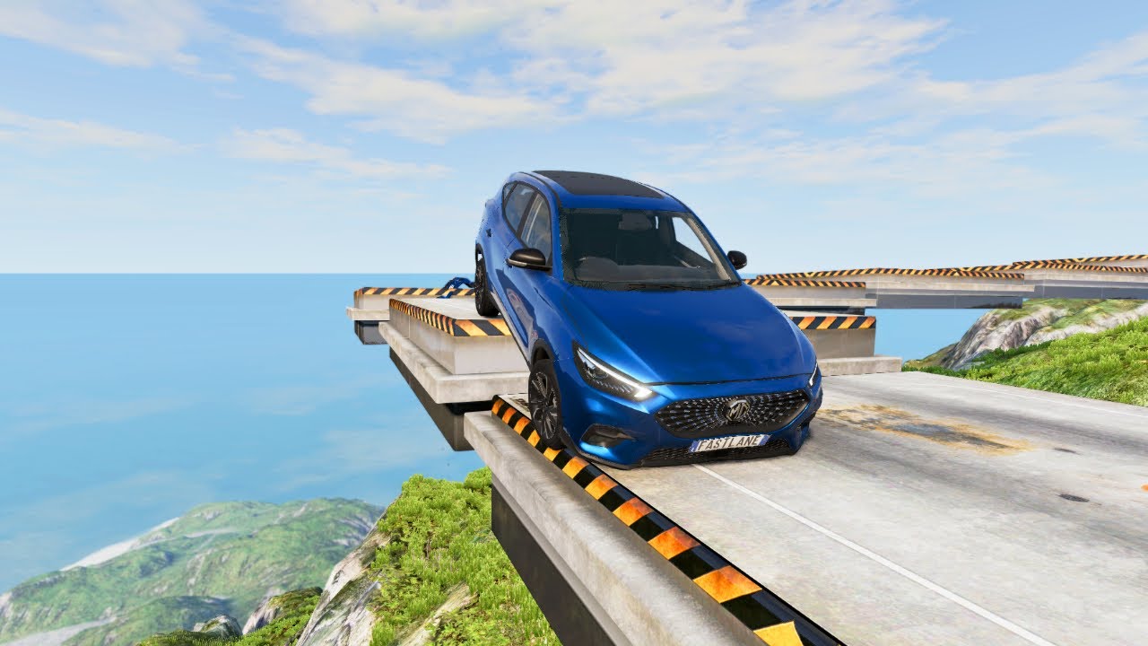 CARS vs CLIFF | BeamNG.drive - YouTube