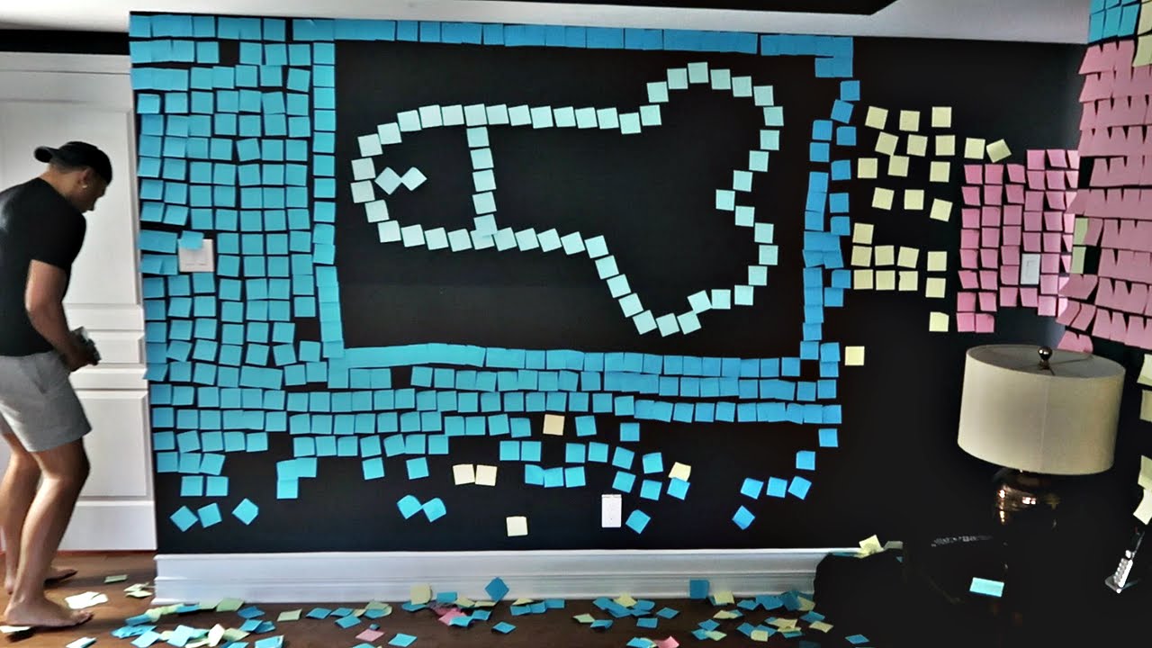 CRAZY STICKY NOTES PRANK (BTS) - YouTube