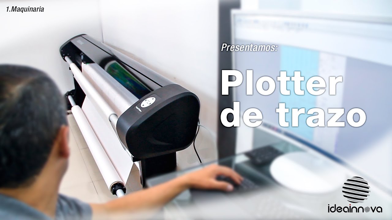 Plotter de trazo cartucho ideainnova - YouTube