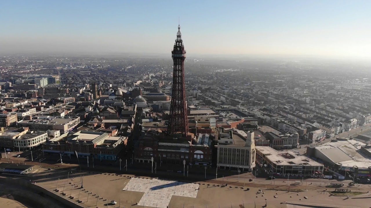 DJI AIR Drone Footage Blackpool FEB 2019 - YouTube