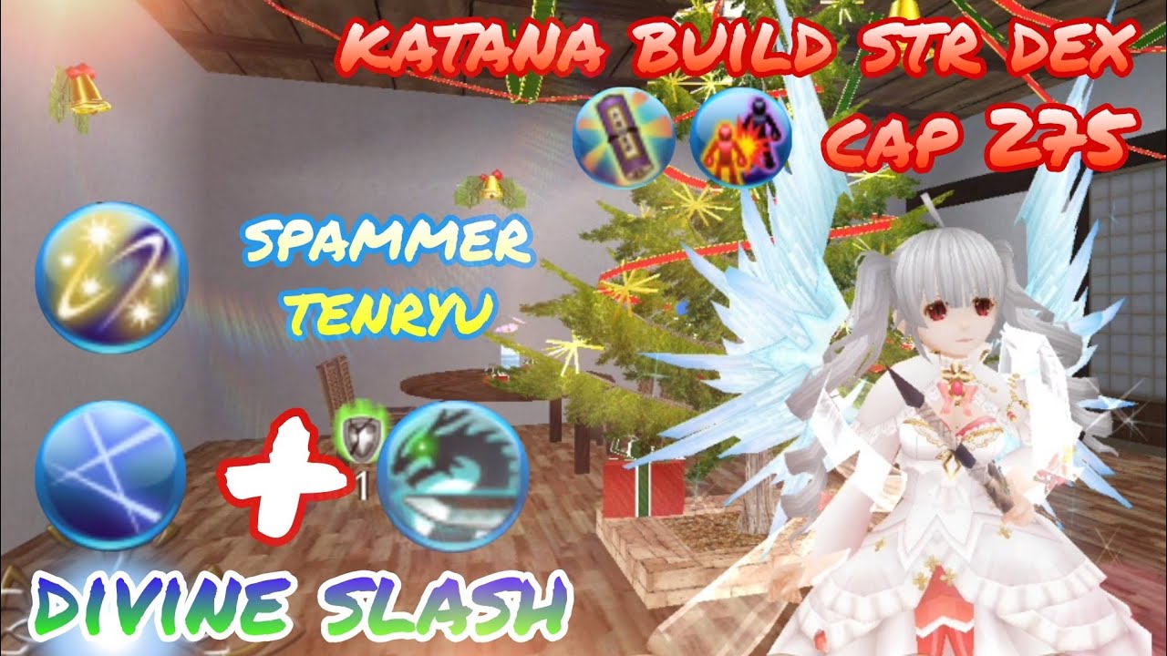 toram online - katana str dex build cap 275 spammer tenryu + divine ...