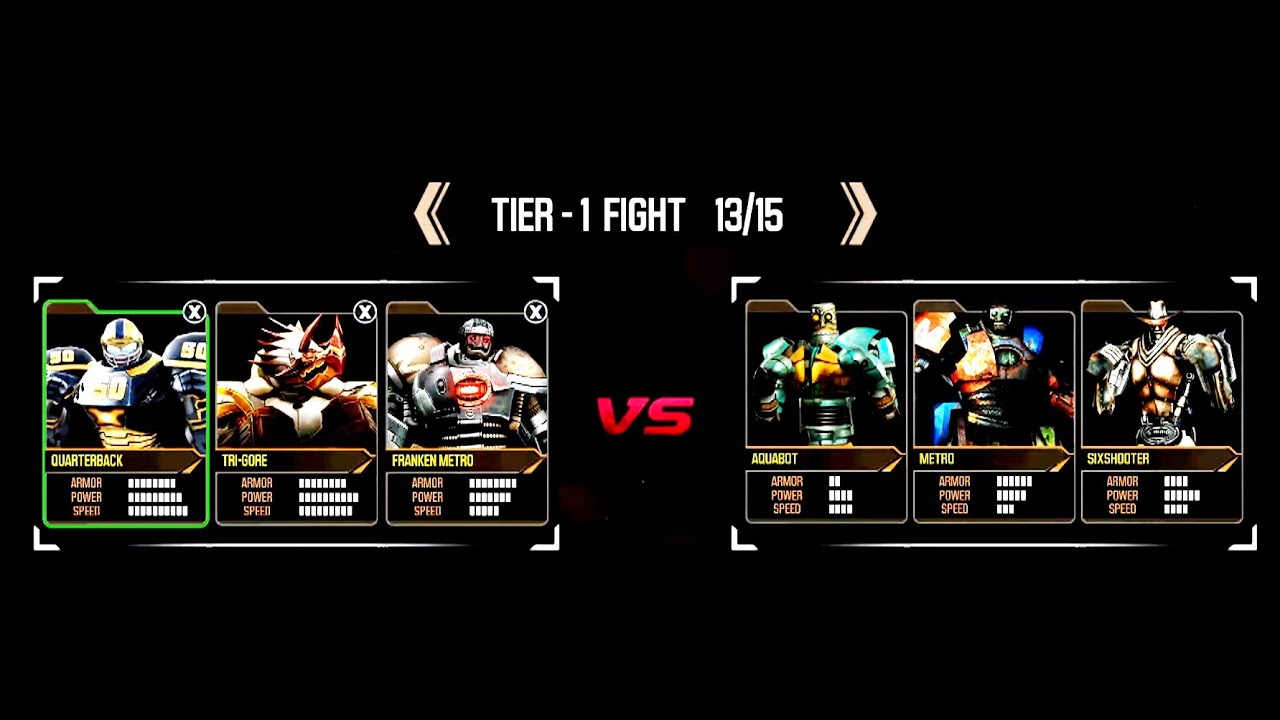 REAL STEEL QUARTERBACK & Tri Gore & Franken Metro VS Aquabot & Six ...