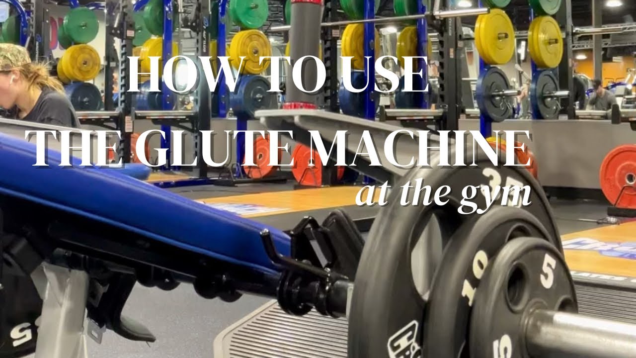 how to use the glute machine 🍑🦵🏽⚙️ — loading plates, fastening belt ...