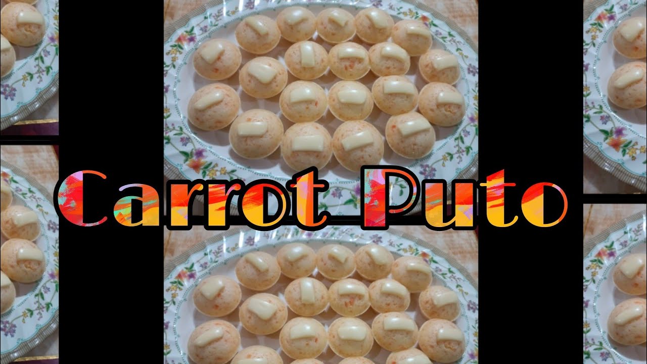 Condensed milk püto | Carrot püto cheese | Ate Rose food channel - YouTube
