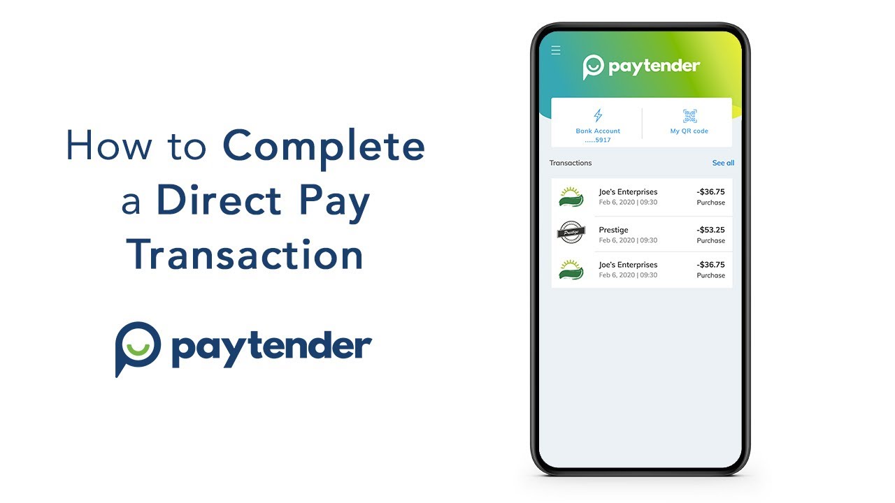 How to Complete a Direct Pay Transaction (Linked Bank Account) - YouTube