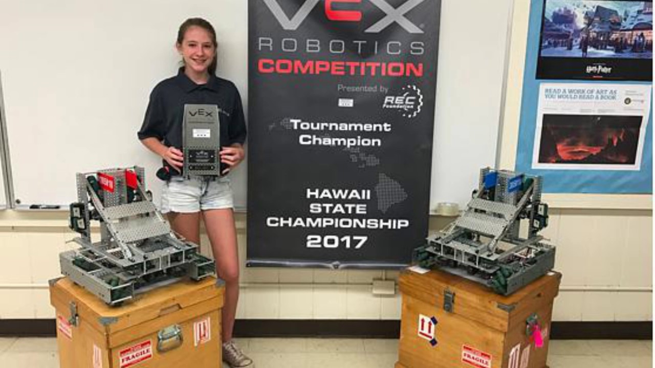 Waiakea Intermediate School Robotics Champs 2017 - YouTube