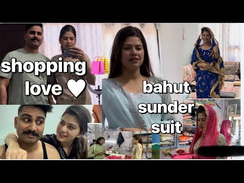 shopping 🛍️ love ️ || bahut sunder suit ️ - YouTube