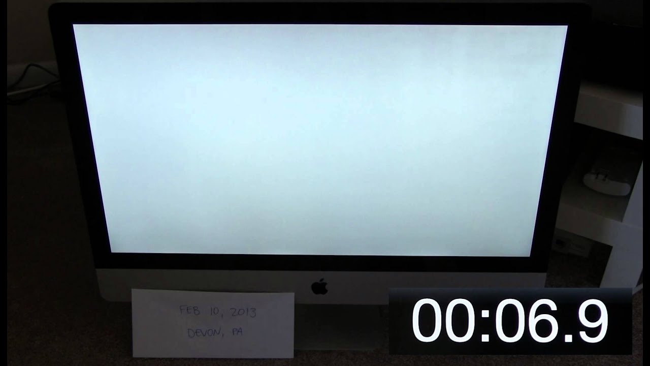 iMac (Mid-2010) SSD Performance Test - YouTube