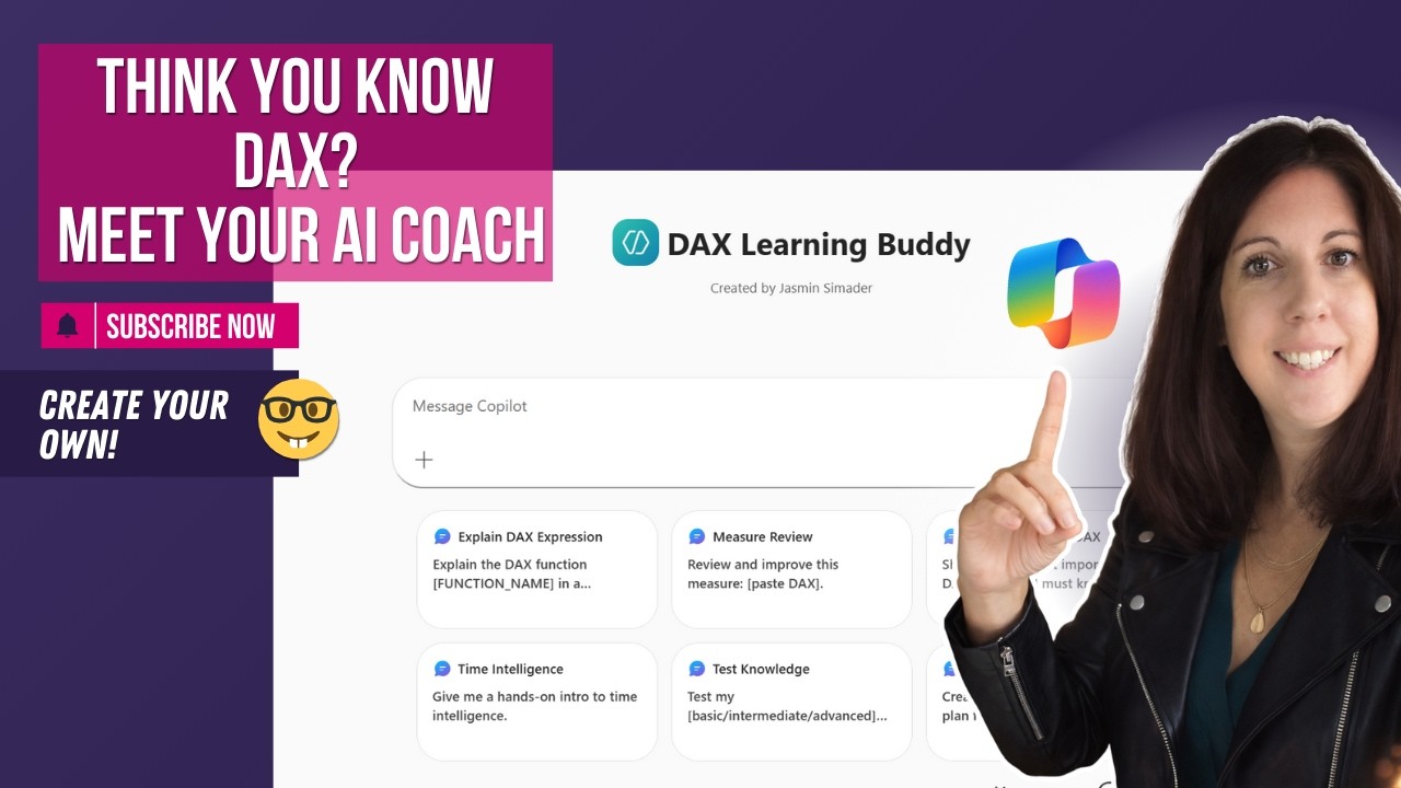 How to Build a DAX AI Coach for Power BI using Copilot - YouTube