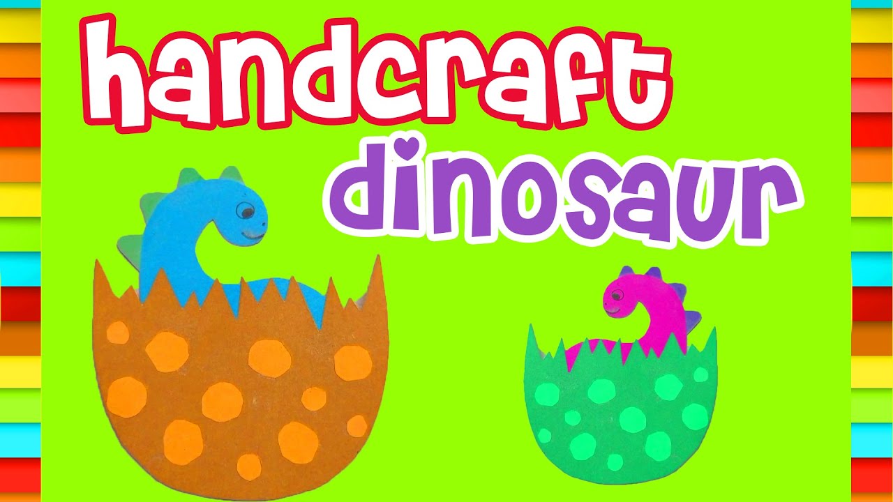How to make a handcrafted dinosaur- New easy handcraft - کاردستی ...