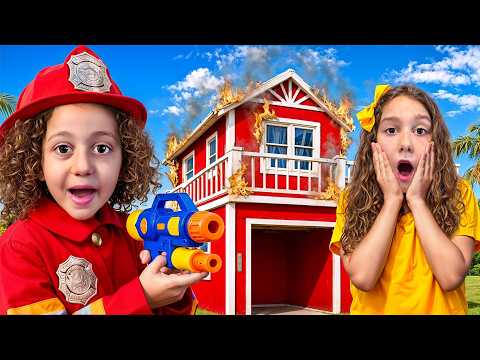 Little Firefighter Rhia saved Sierra - kids story