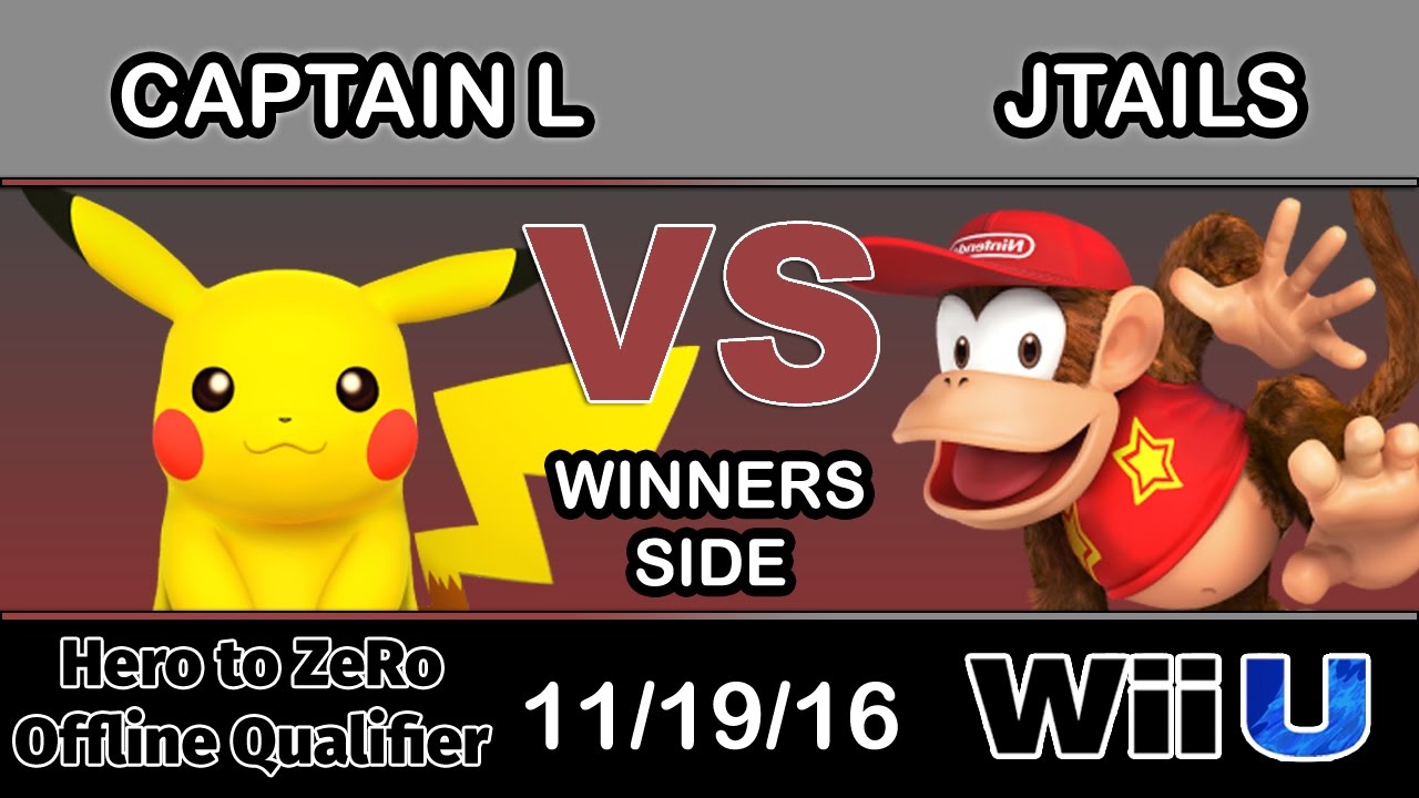 Hero to ZeRo - Captain L (Pikachu) Vs. Circa | JTails (Diddy Kong ...