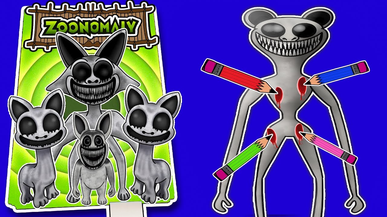 Zoonomaly & Smiling Critters Game Book + (Catnap & Zookeeper Squishy ...