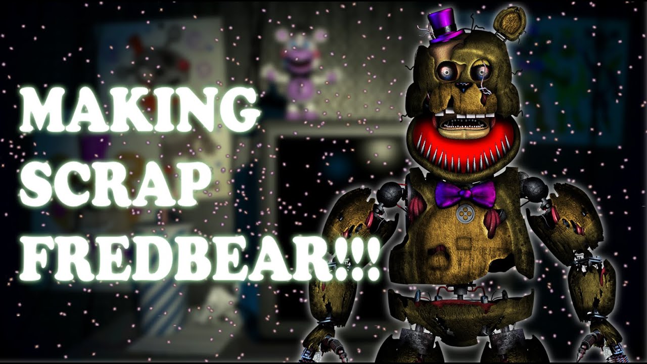 [SPEED EDIT I FNaF6] Making Scrap Fredbear!!! - YouTube