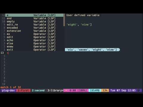 Vimscript Tutorial: List ( concatenating two lists ) - YouTube