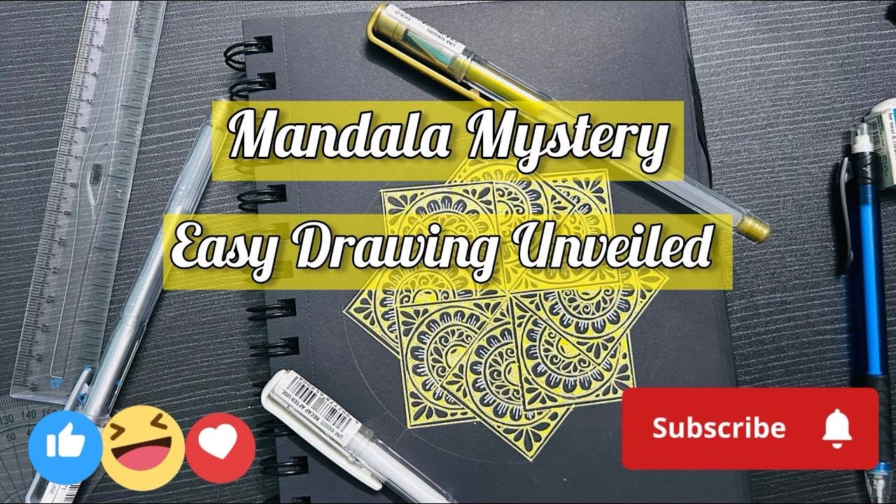 Mandala Mystery | Easy Drawing Unveiled | Mandala Magic Creations - YouTube