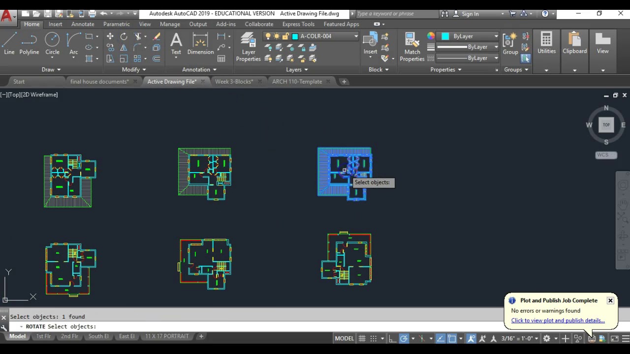 Setting up a Section in AutoCad - YouTube