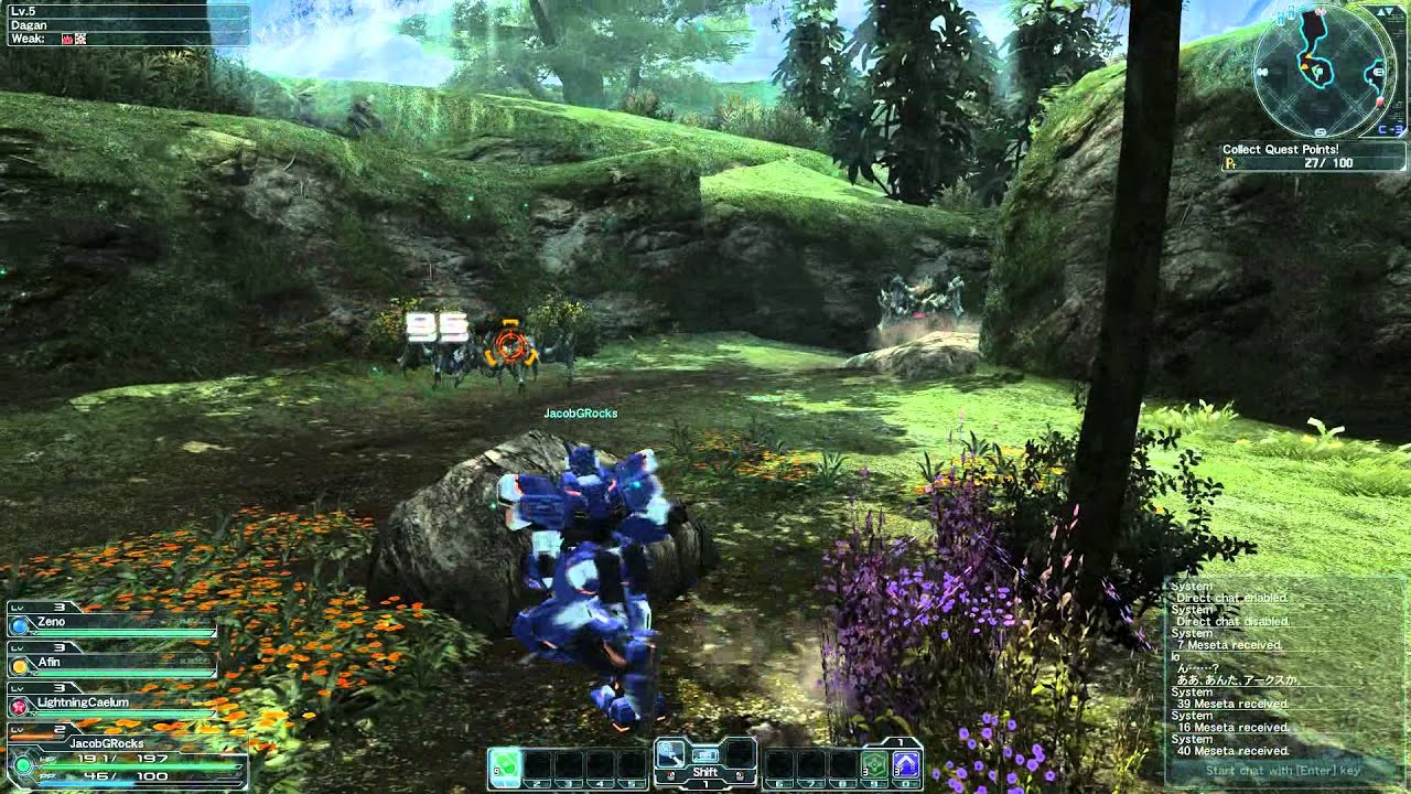 Phantasy Star Online 2: Ranger Gameplay 1080P GTX 760M! - YouTube