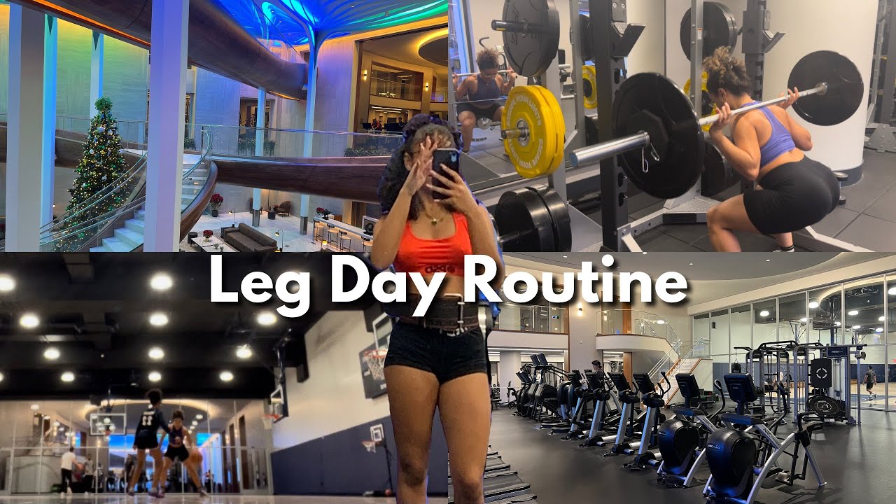 Leg Day Routine! ft My Sister - YouTube