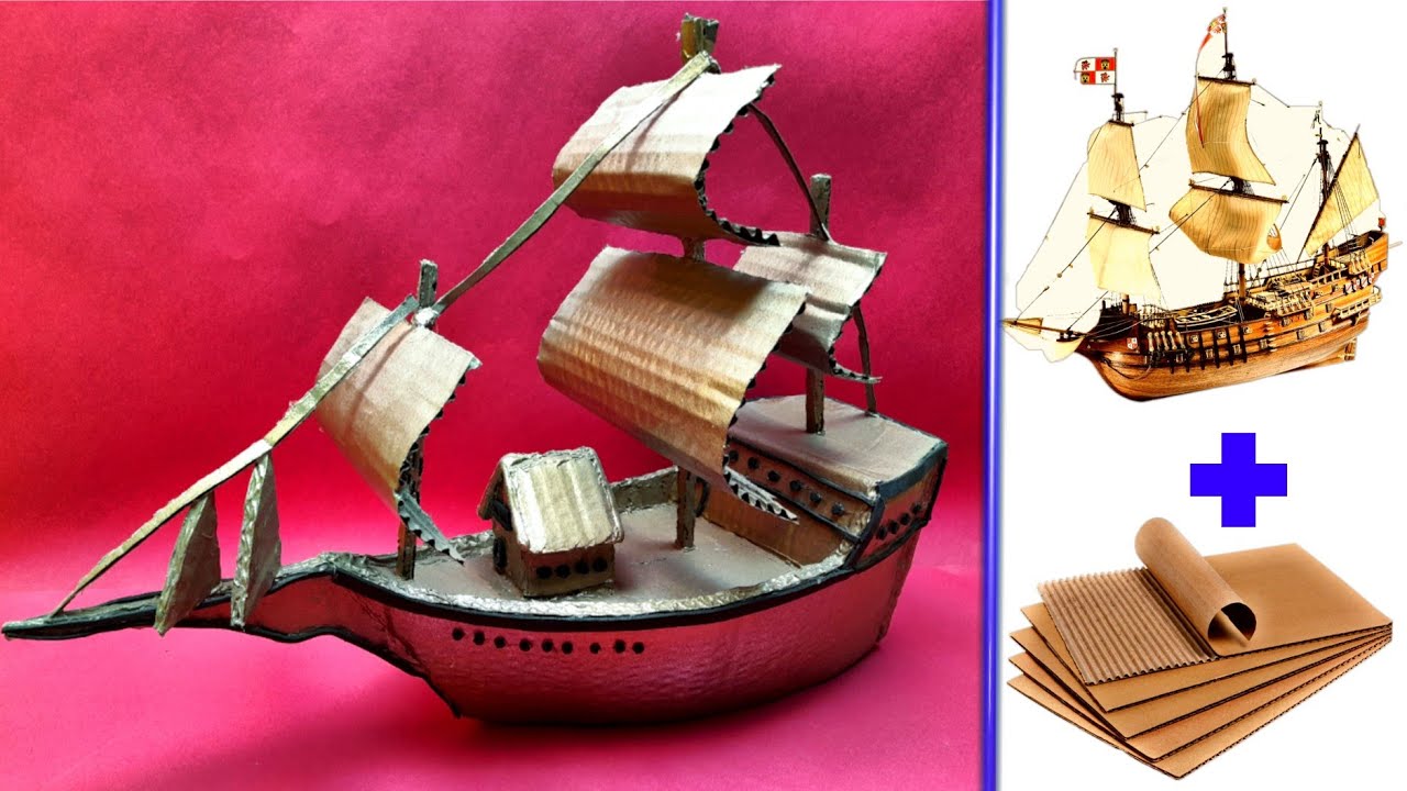 DIY/make a Beautiful Model Titanic ship Using Cardboard Scraps/ship ...
