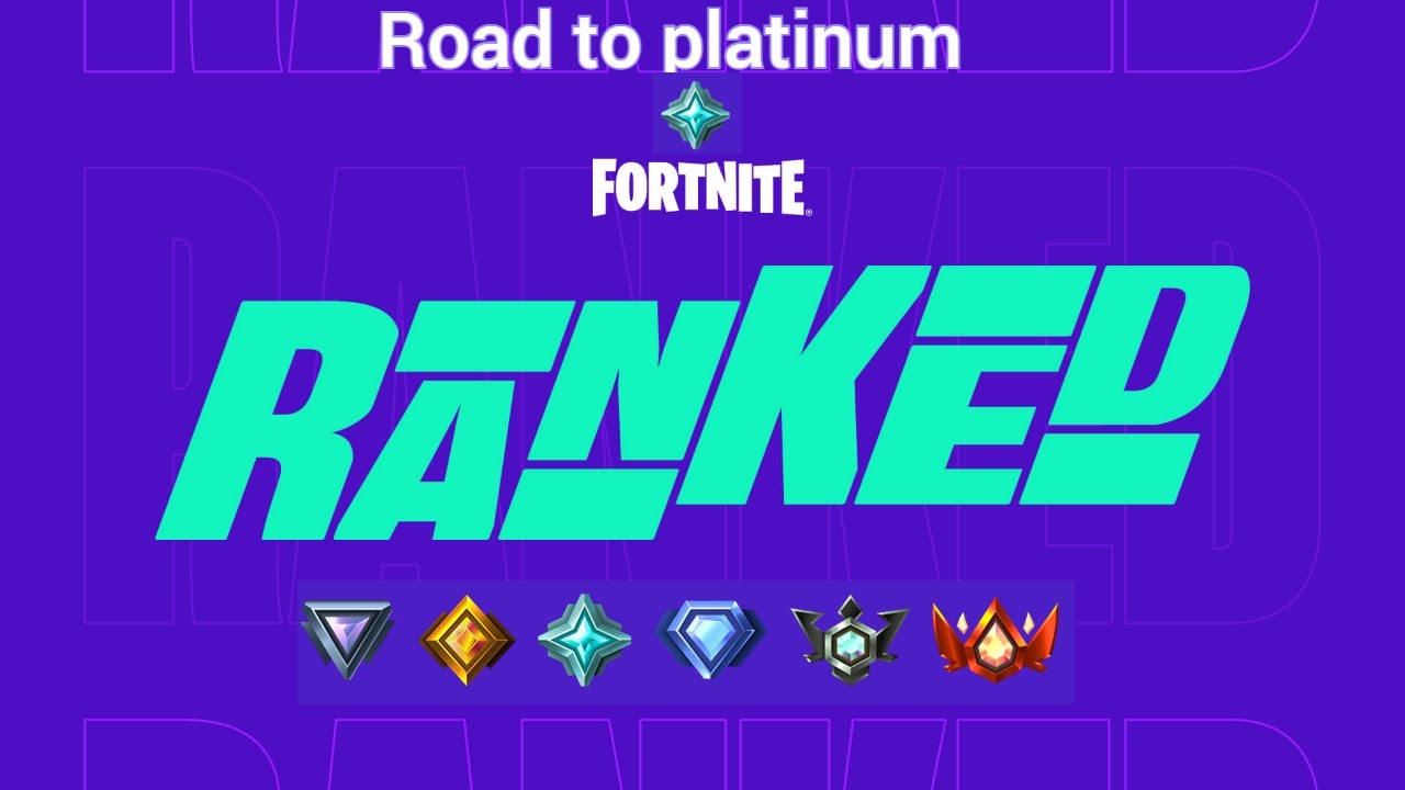 Road to platinum - fortnite ranked - YouTube