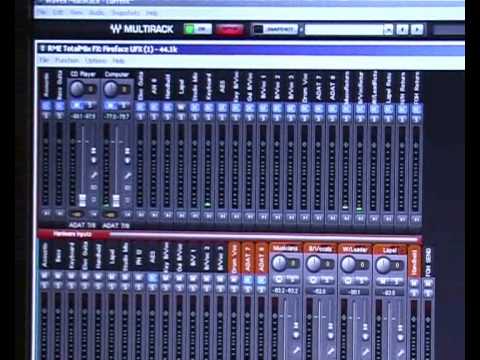 RME TotalMix FX Setup.wmv - YouTube