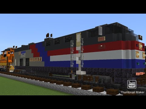 Minecraft Amtrak 160 GE Genesis Locomotive Tutorial Updated Build ...