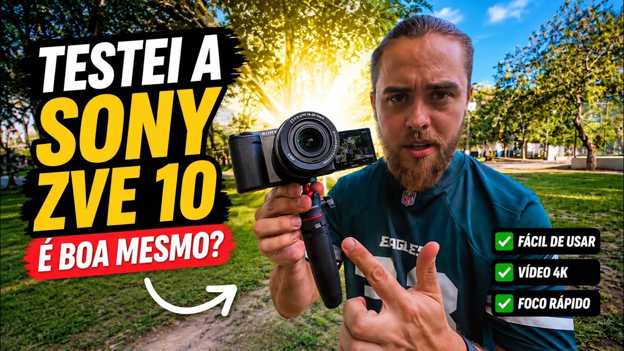 SONY ZVE 10 É A MELHOR Câmera para VLOG em 2026? - YouTube