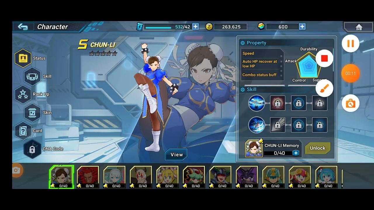 Chun Li & Megaman Exe hub style - Megaman X Dive - YouTube