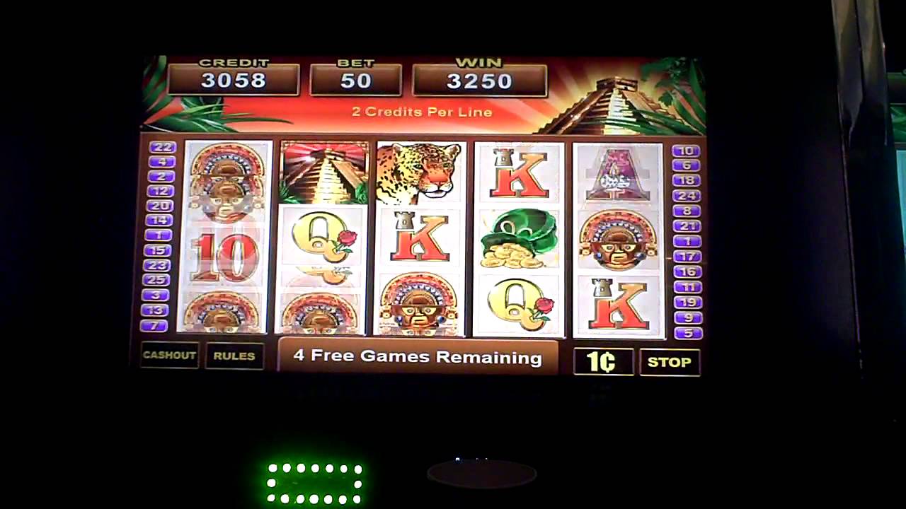 Aztec Fortune Slot Machine Bonus - YouTube