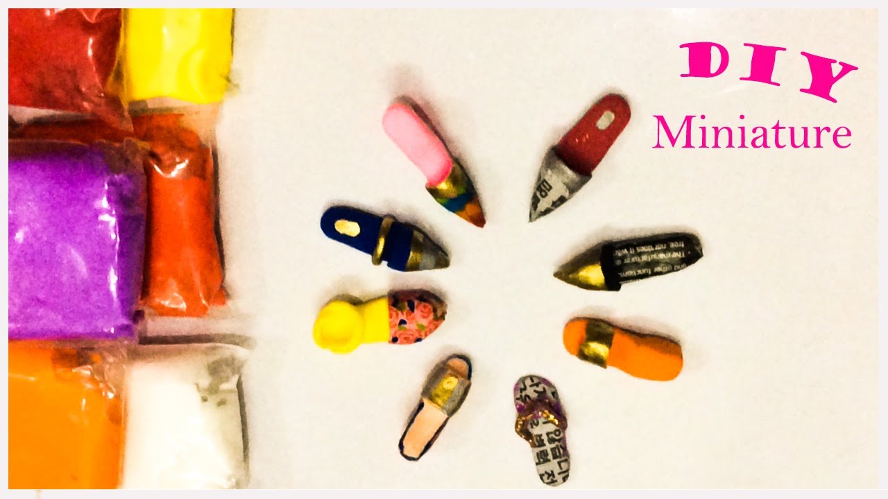 DIY miniature shoes||Barbie miniature Shoes ||making shoes with ...